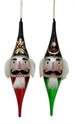 Finial Shaped Nutcracker Face with Faux Fur – Merry Manor